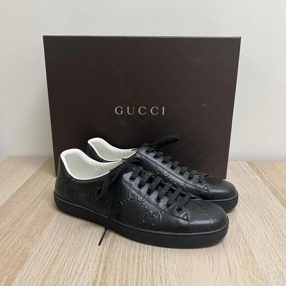 Gucci | Shoes | Gucci Mens Black Trainer | Poshmark